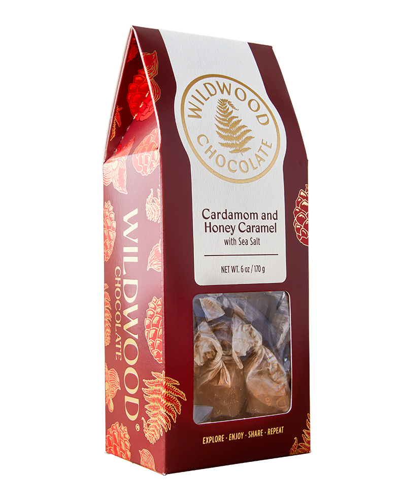 Cardamom Honey Caramel Box | Wildwood Chocolate | Award Winning ...
