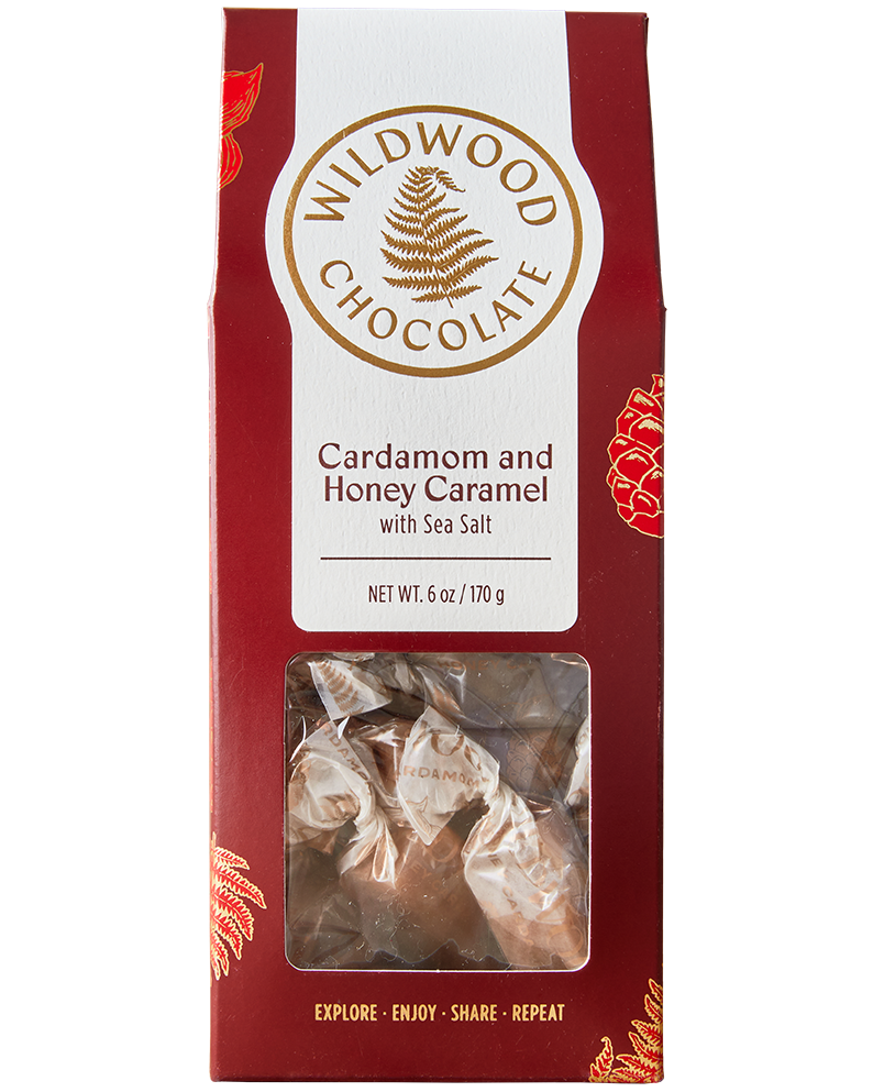 Cardamom Honey Caramel Box | Wildwood Chocolate | Award Winning ...