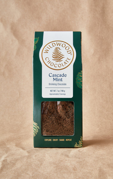 Cascade Mint Drinking Chocolate | Wildwood Chocolate. Award Winning ...